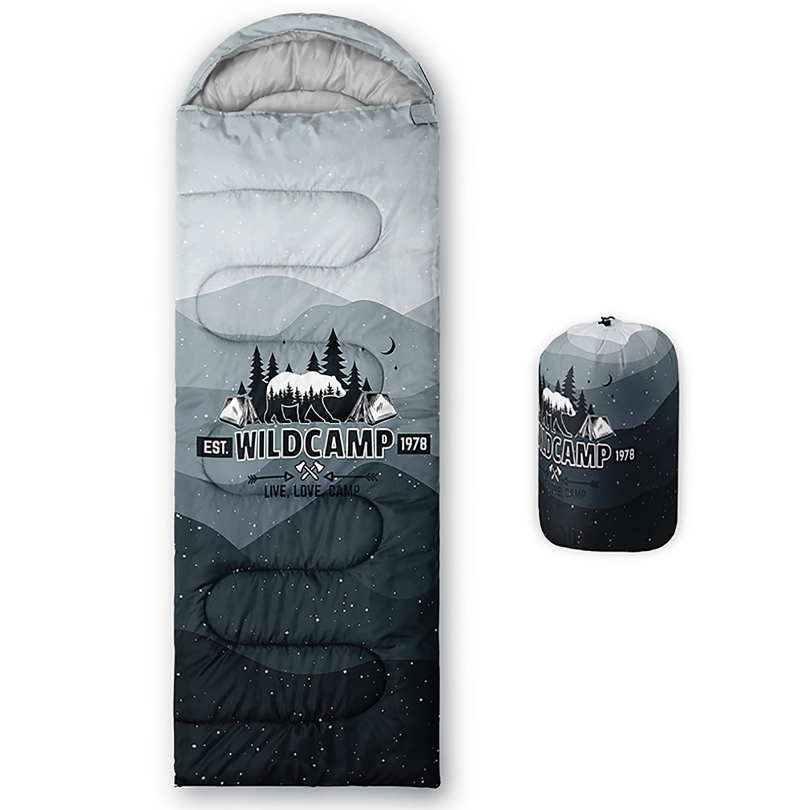 Hosima camping sleeping bag,camping series pattern sleeping bag ...