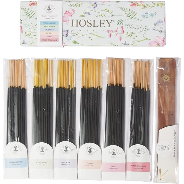 Hosley 120 Frankincense, Nag Champa, Lavender, Myrrh, Wind, Apple ...