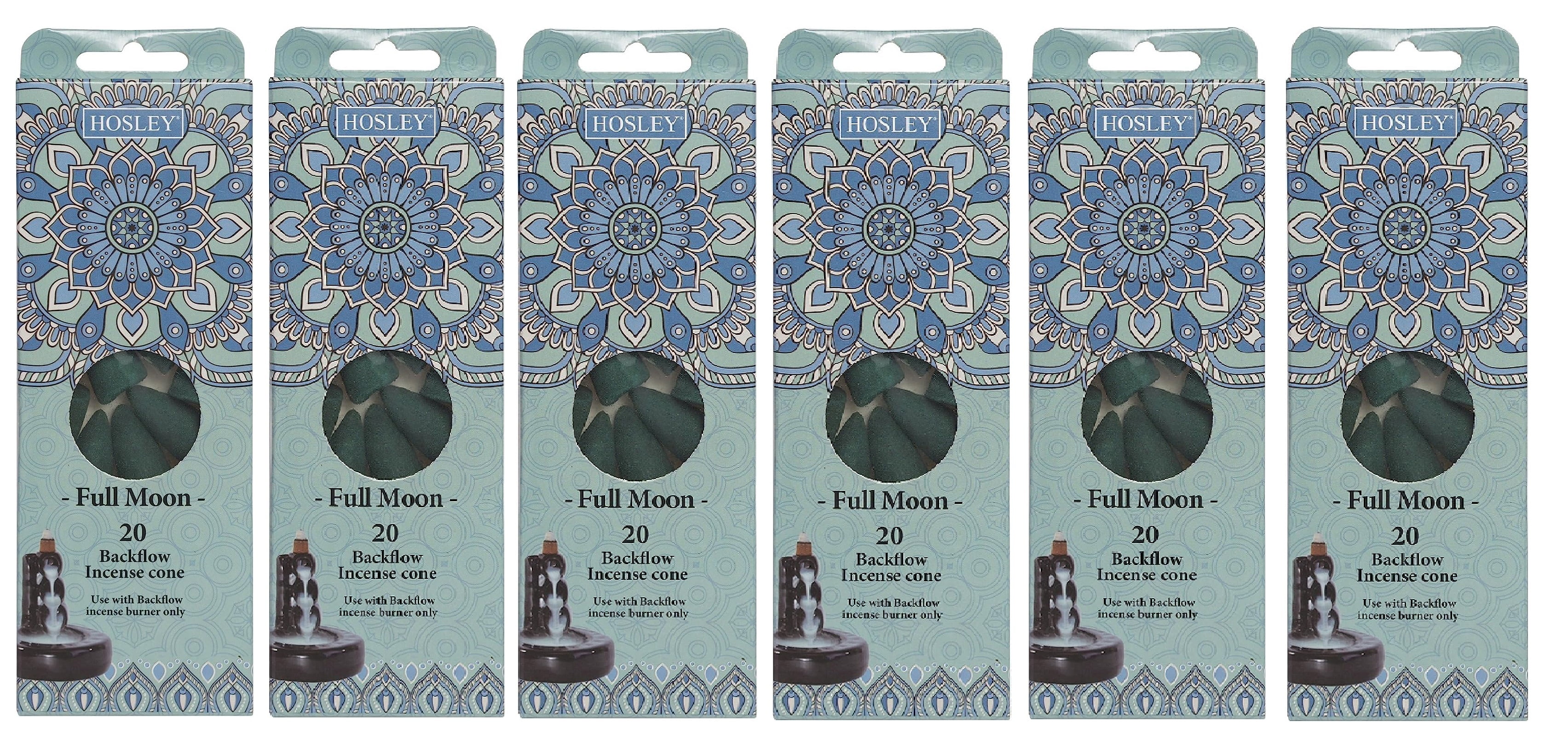Hosley 120 Pack of Backflow Fragrance Incense Cones Full Moon - Walmart.com