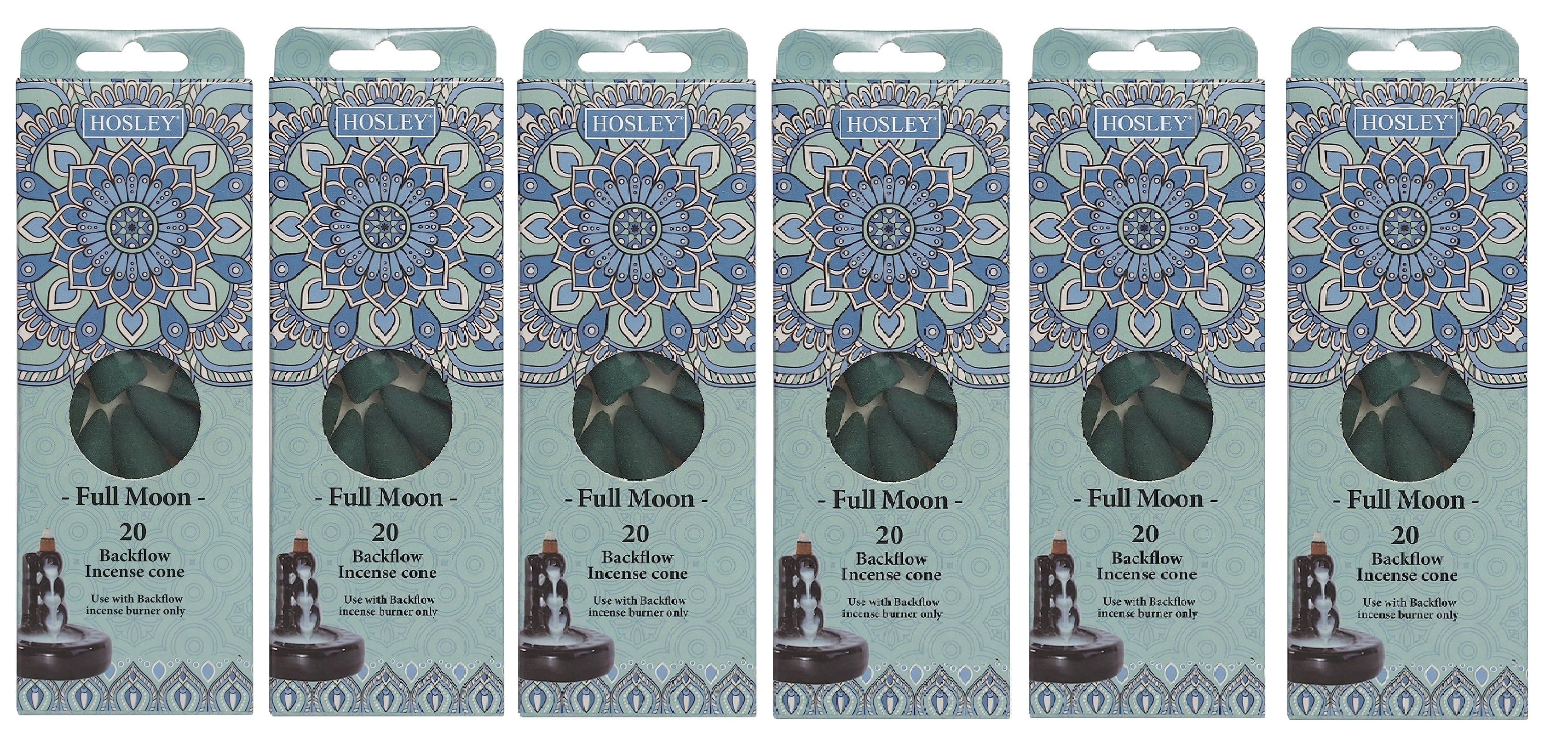 Hosley 120 Pack of Backflow Fragrance Incense Cones Full Moon - Walmart.com