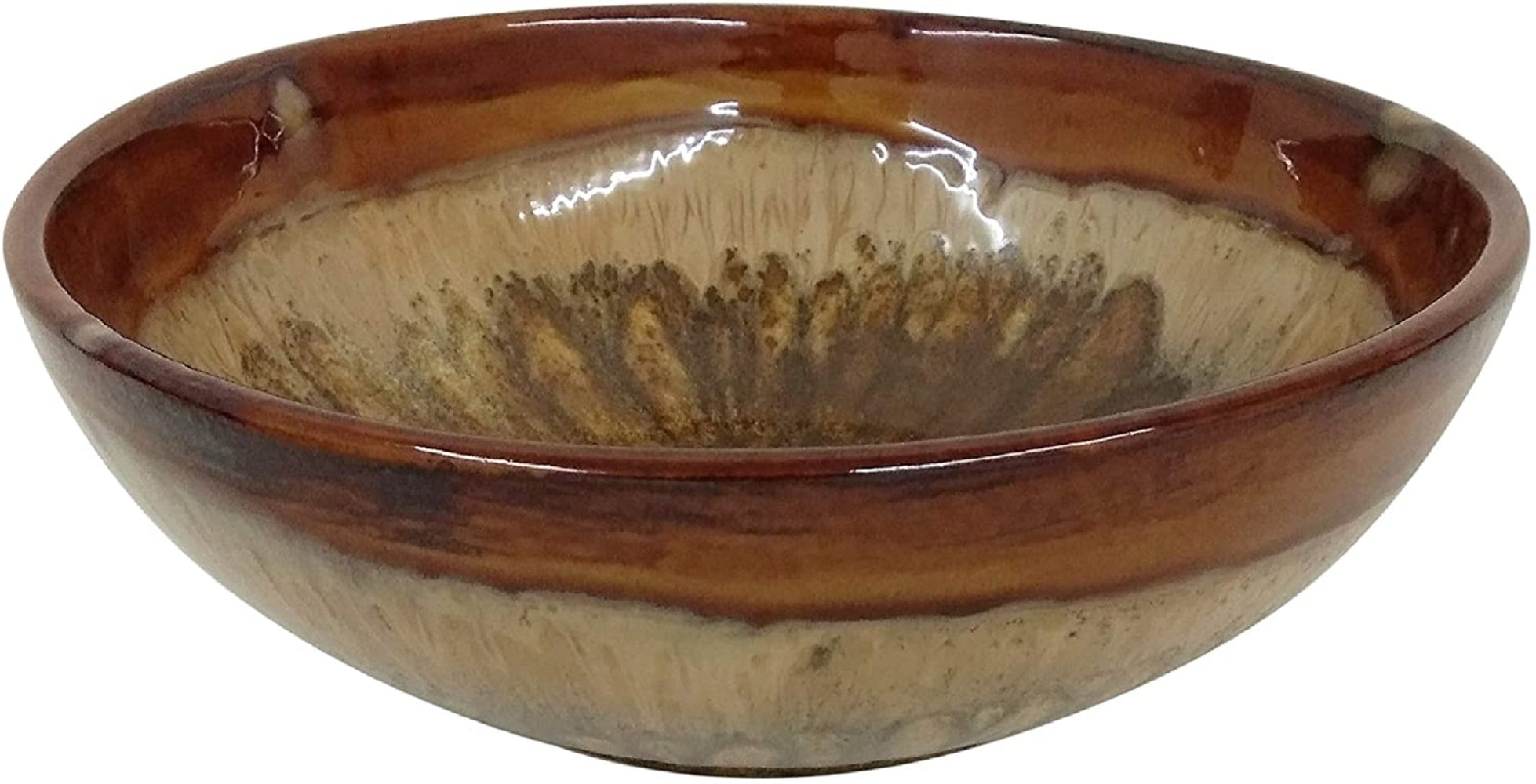 Hosley 9 Inch Diameter, Multi Colored Ceramic Bowl - Walmart.com