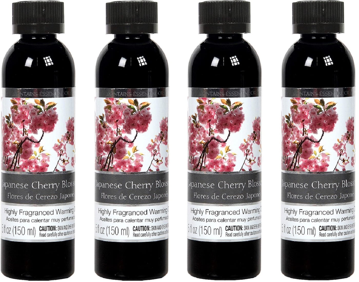 Hosley Set of 4, Highly Concentrated Japanese Cherry Blossom Fragrance ...