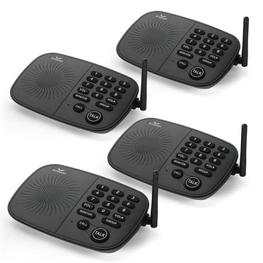 HOSMART Two-Way Wireless Intercom System, 1000ft Range, Indoor Voice ...
