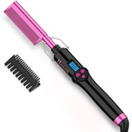 Terviiix Hot Comb Electric: Ceramic Pressing Tool for Wigs & Black Hair ...