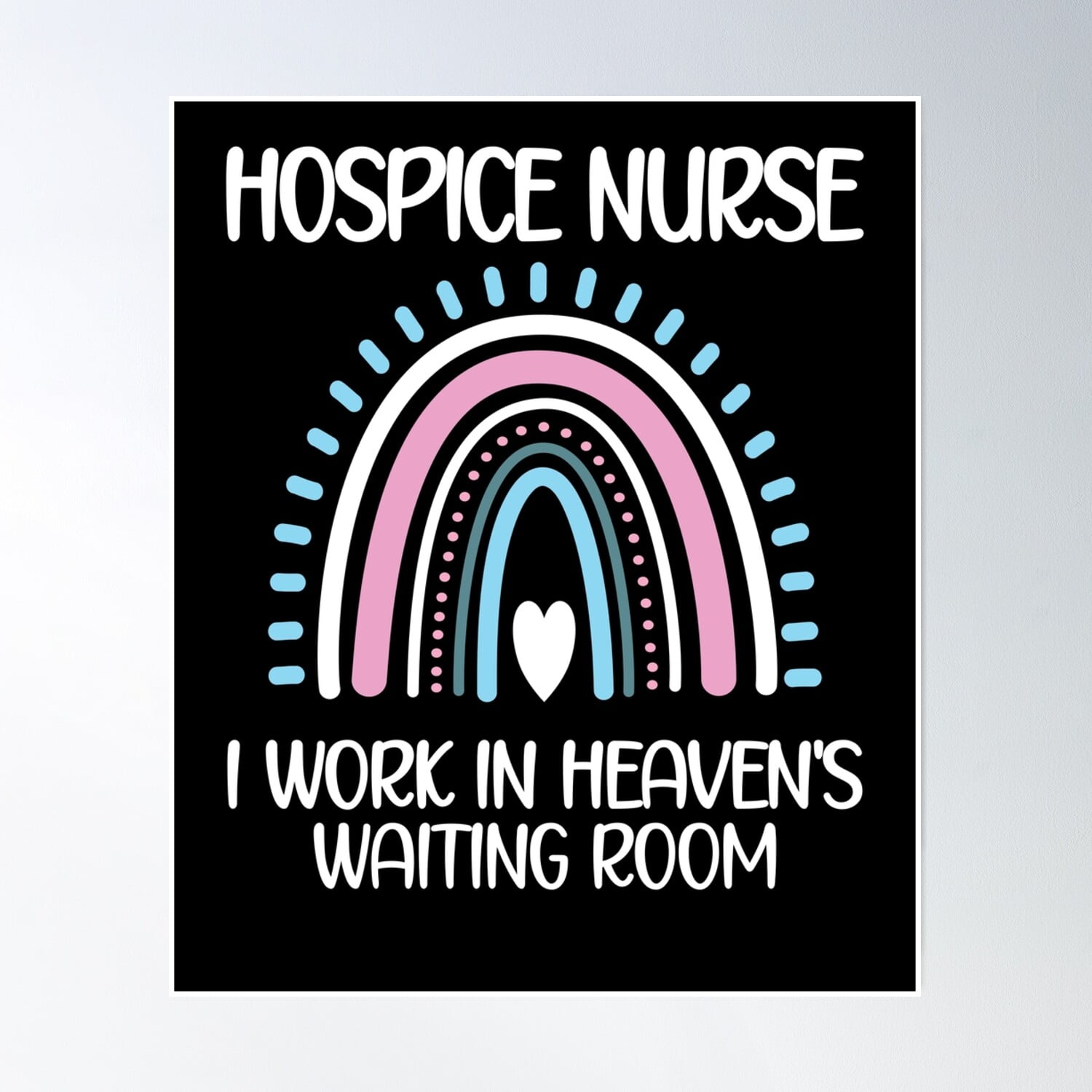 Hospice Nurse Appreciation Hospice Nursing Day Poster Wall Art, Modern ...