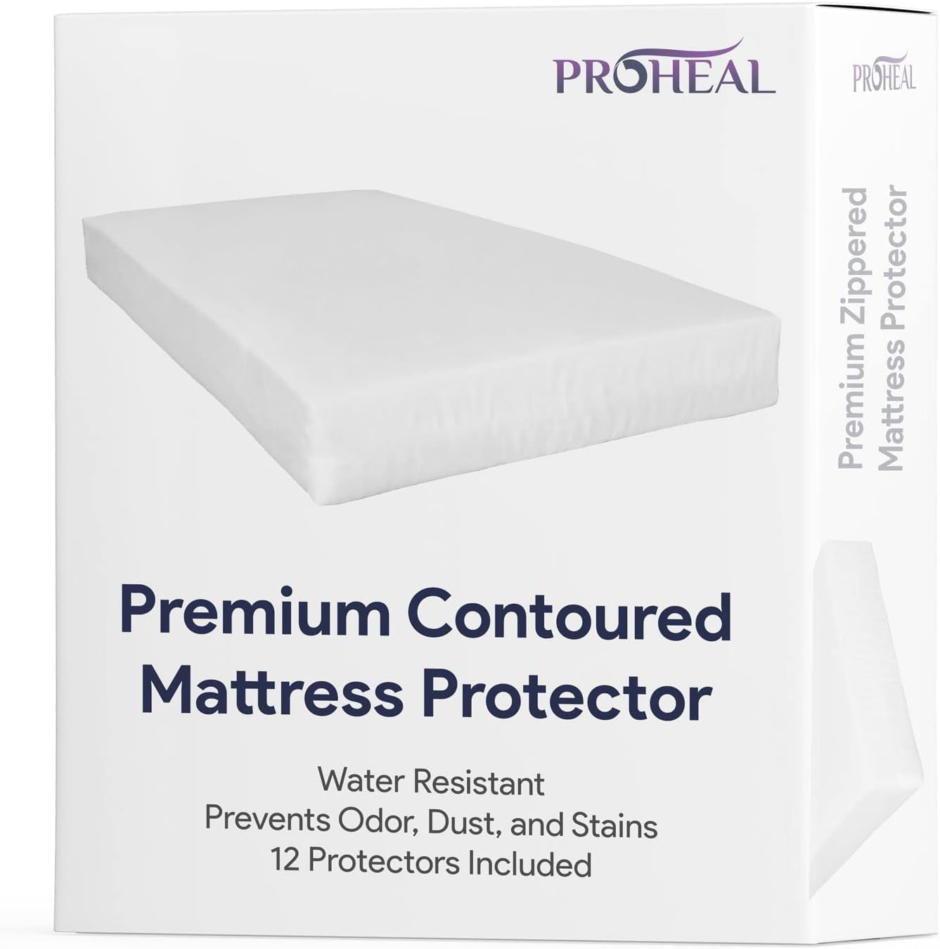 Hospital Bed Mattress Protector, Contoured - Water Resistant Cover ...