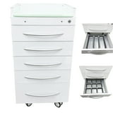 Hospital Clinic Storage Cabinet Dental Office Mobile Cabinet with 5 ...