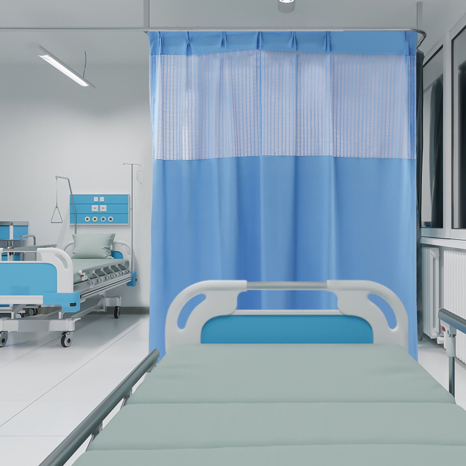 Hospital Cubicle Curtain Large Area With Strong Flat Hooks, For Medical ...