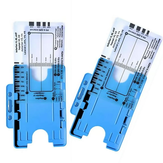 Hospital Electrocardiogram Analysis Equipment 7 Step Ruler Card For ...