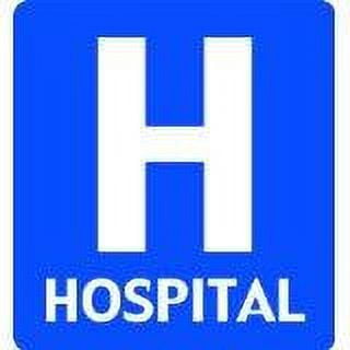Hospital Picture Art - Living Room – Peel & Stick Sticker - Vinyl Wall ...