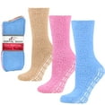 Hospital Socks Women Men Non Skid Gripper Cozy Socks Debra Weitzner 3 ...