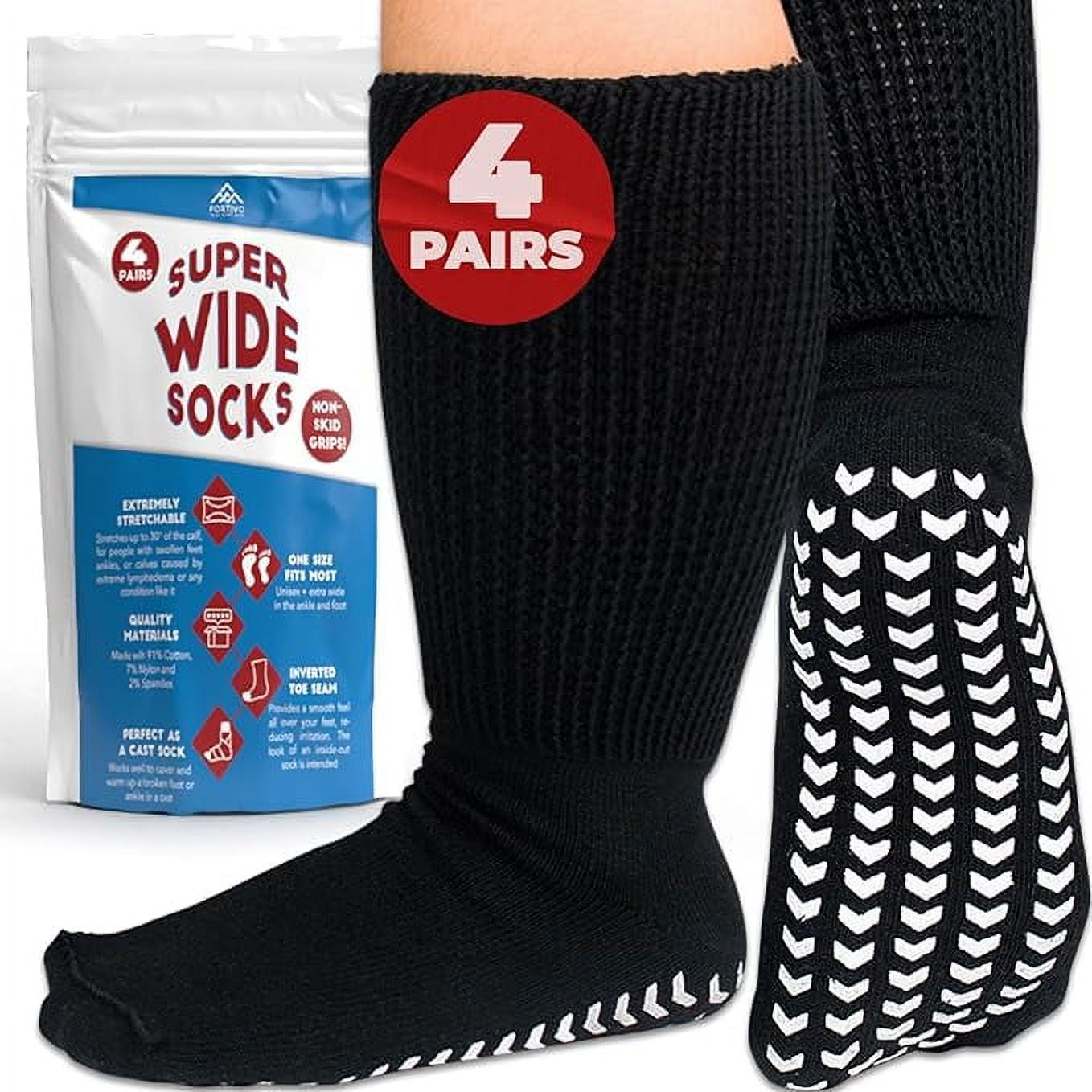 Hospital Socks for Men with Grips, Non Slip Socks for Men & Women ...