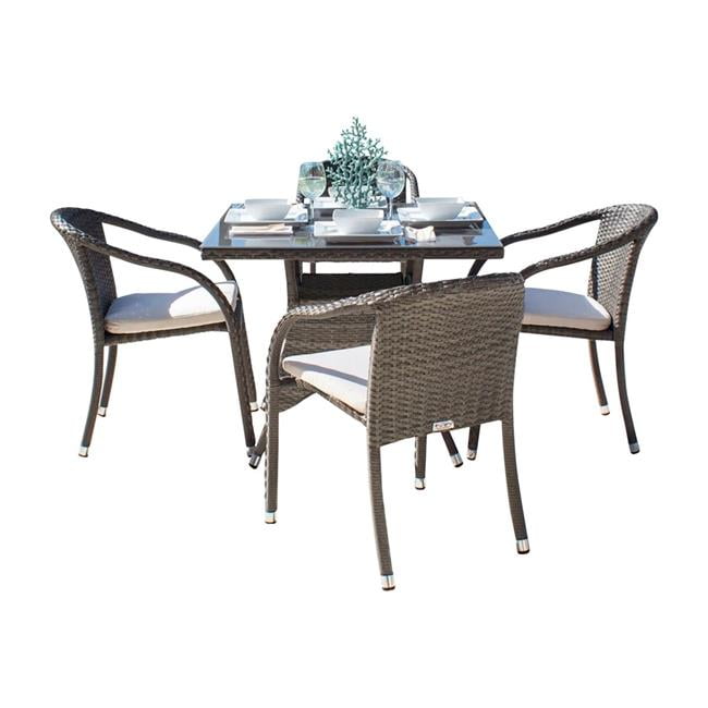Hospitality Rattan Patio 890-1147-GRY-5DA-CUSH-SU-762 Spectrum ...
