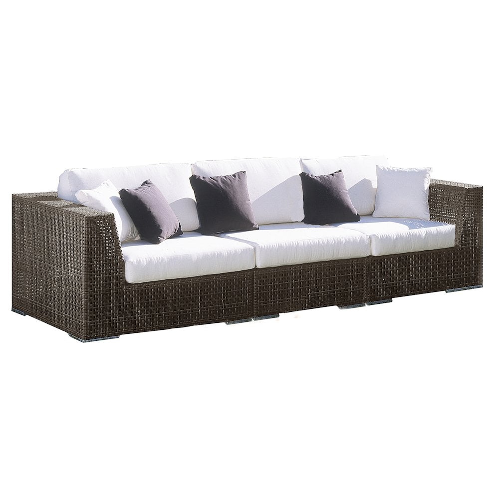 Hospitality Rattan Patio Soho 3-Piece Modular Sofa - Walmart.com