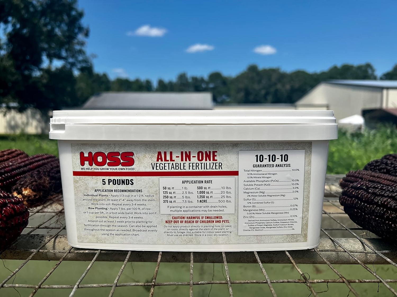 Hoss All-in-One Vegetable Fertilizer | 10-10-10 | 5 lbs - Walmart.com