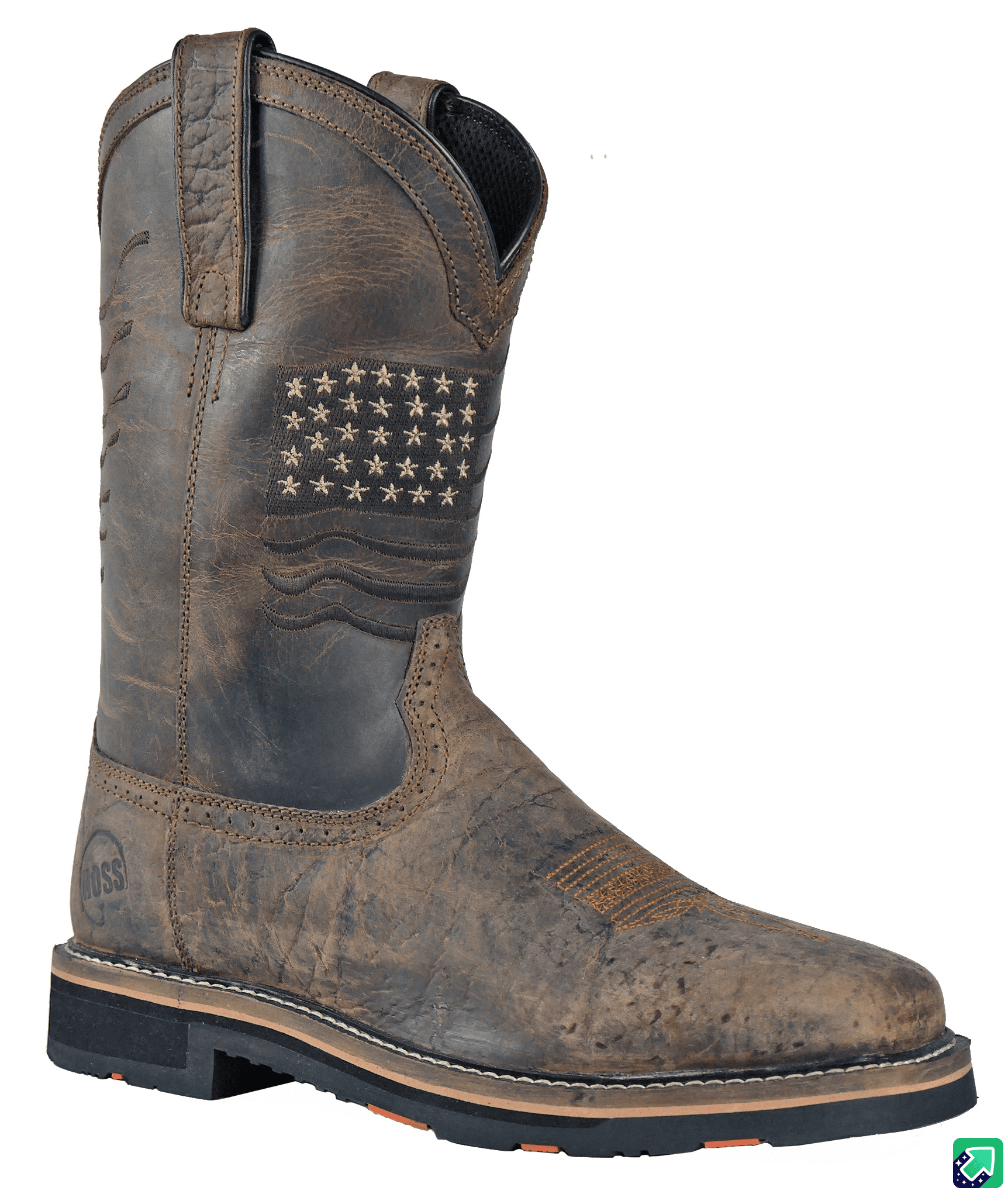 Hoss Men's Rushmore Brown Soft Toe Waterproof Pull on Wellington Boot ...