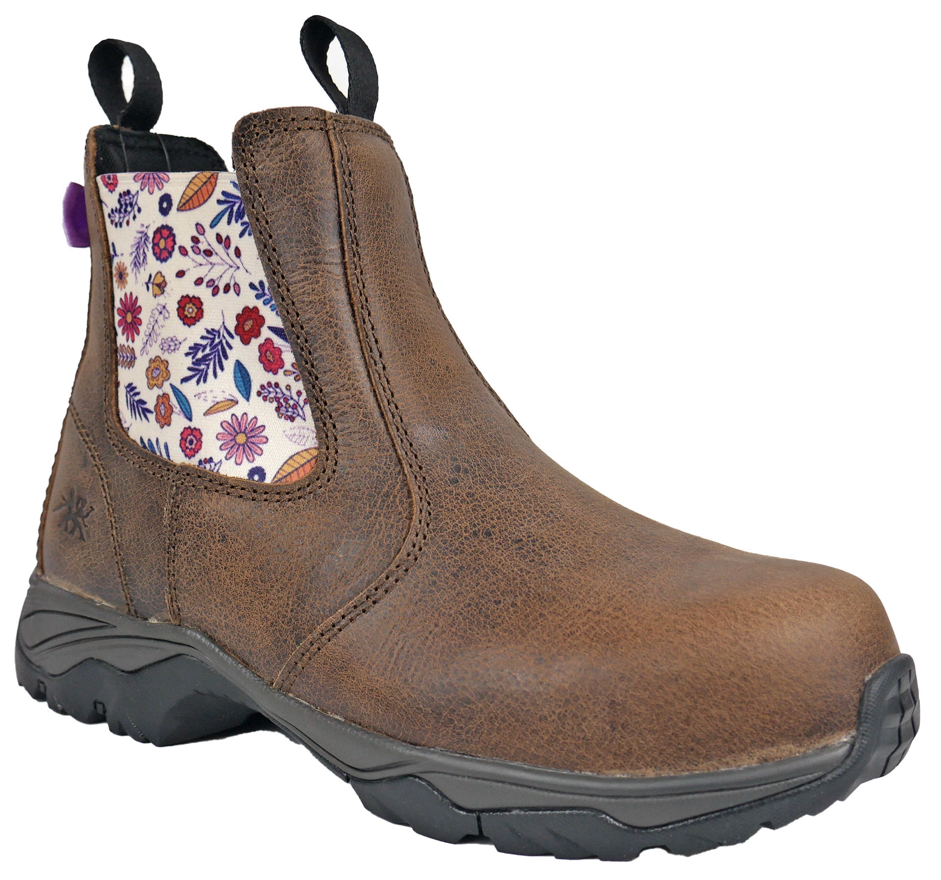 Moxie Women’s Composite Toe Pull-On Work Boot Slip Resistant EH Angel ...