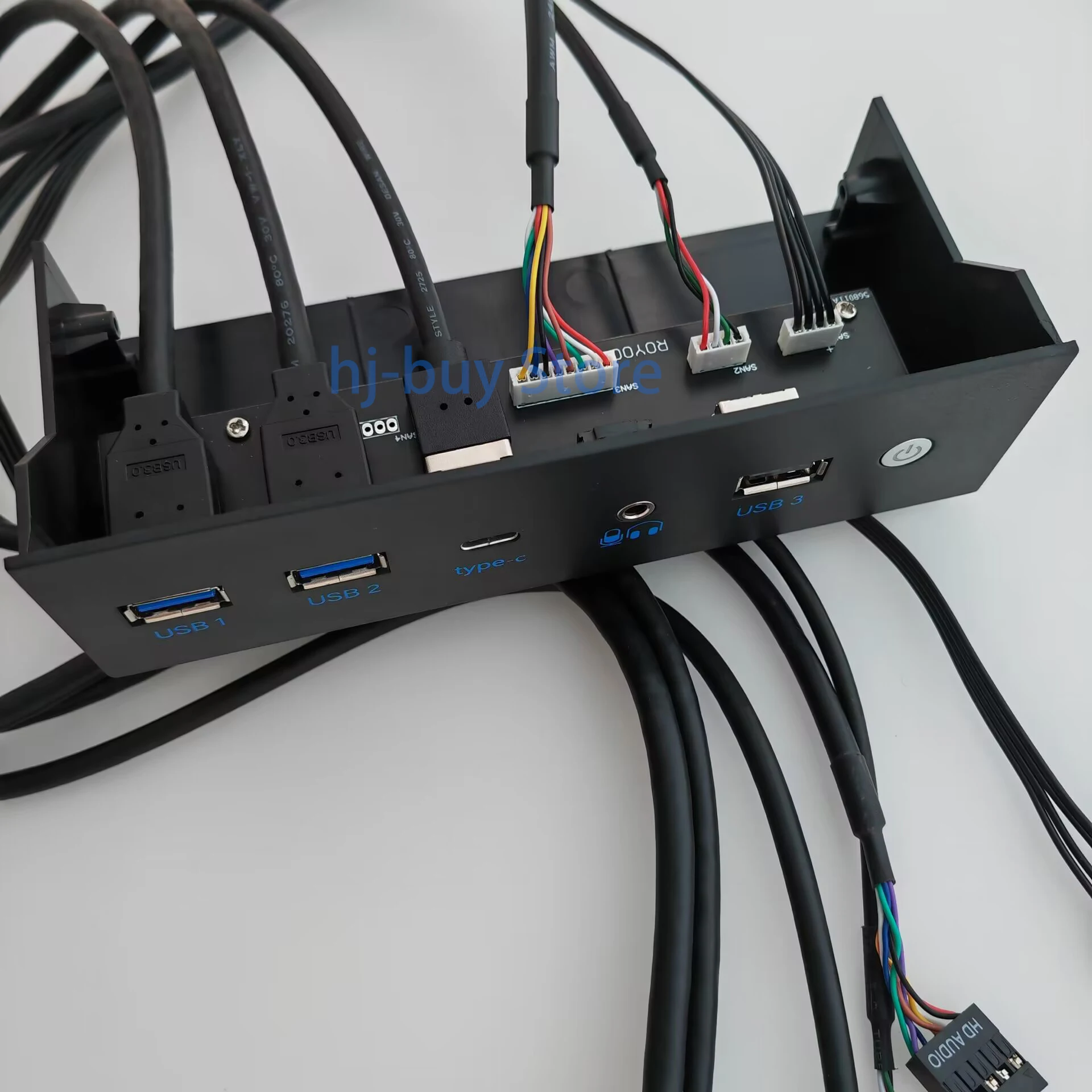 Host Case Motherboard Extension Cable 19P 9Pin To 2-Port USB 3.0 3.1 HD ...