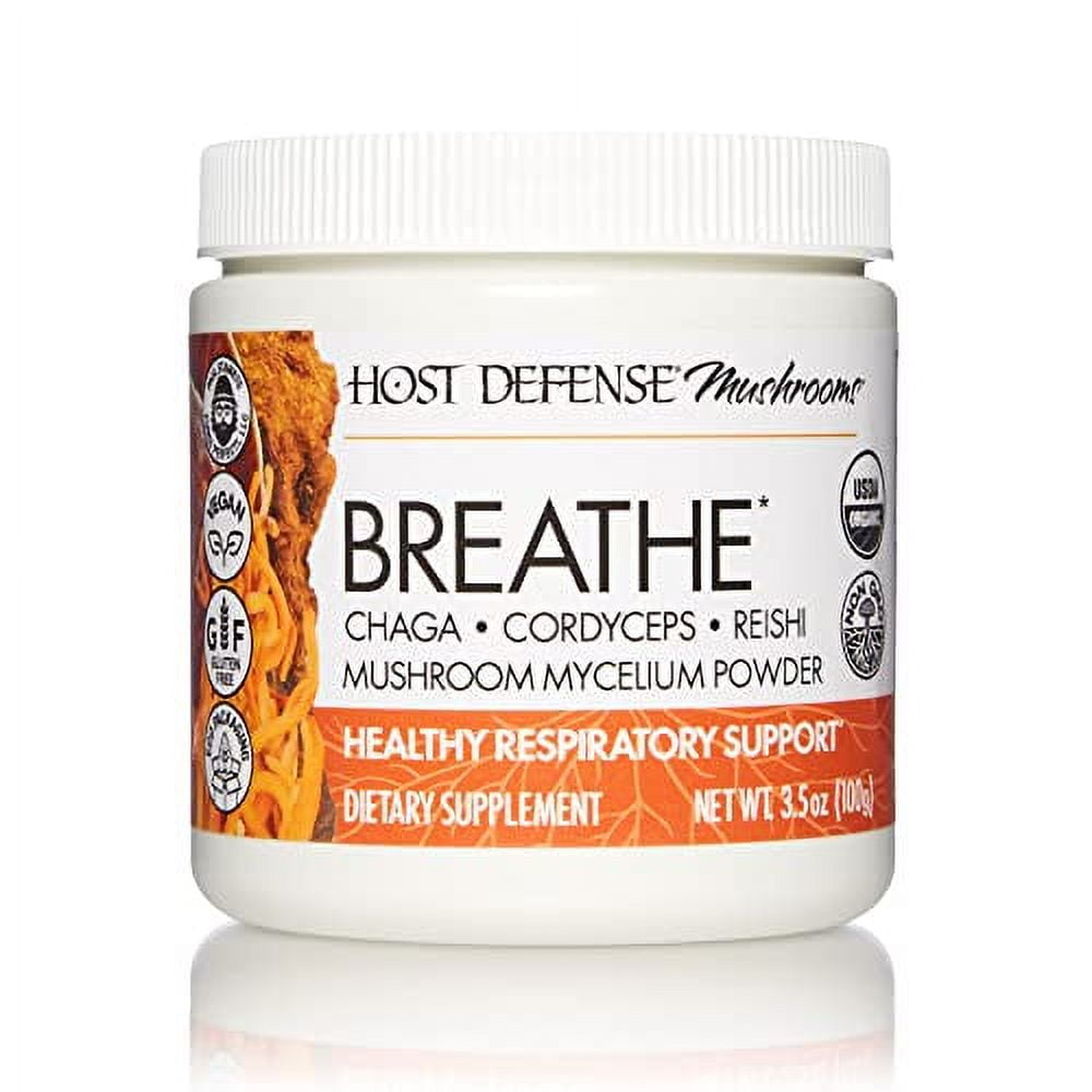 Host Defense, Breathe Mushroom Powder, Supports Respiratory Health ...
