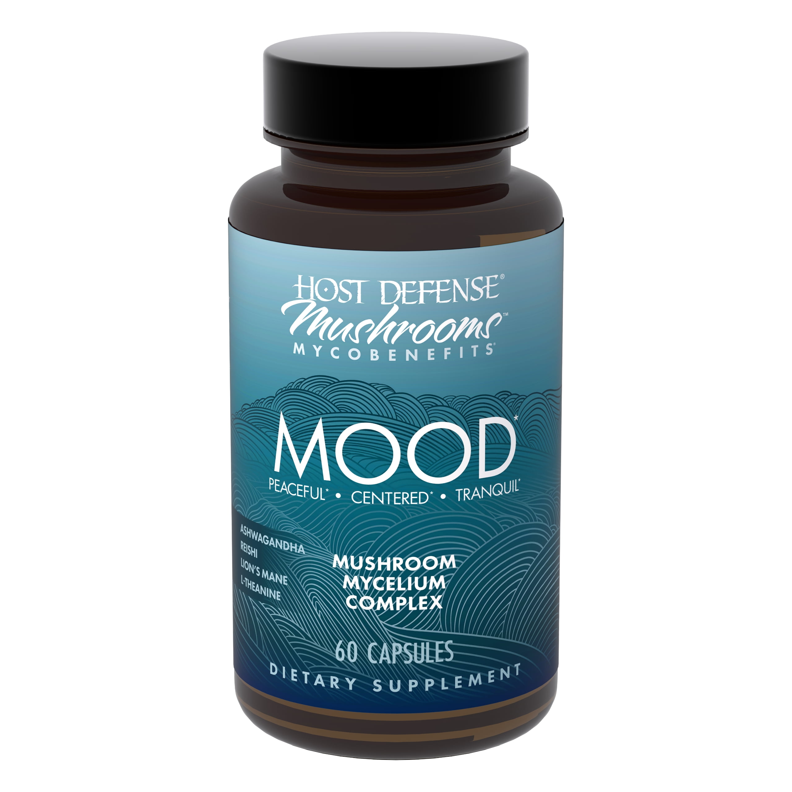 Host Defense MycoBenefits Mood Capsules - 60 Capsules (30 Servings ...