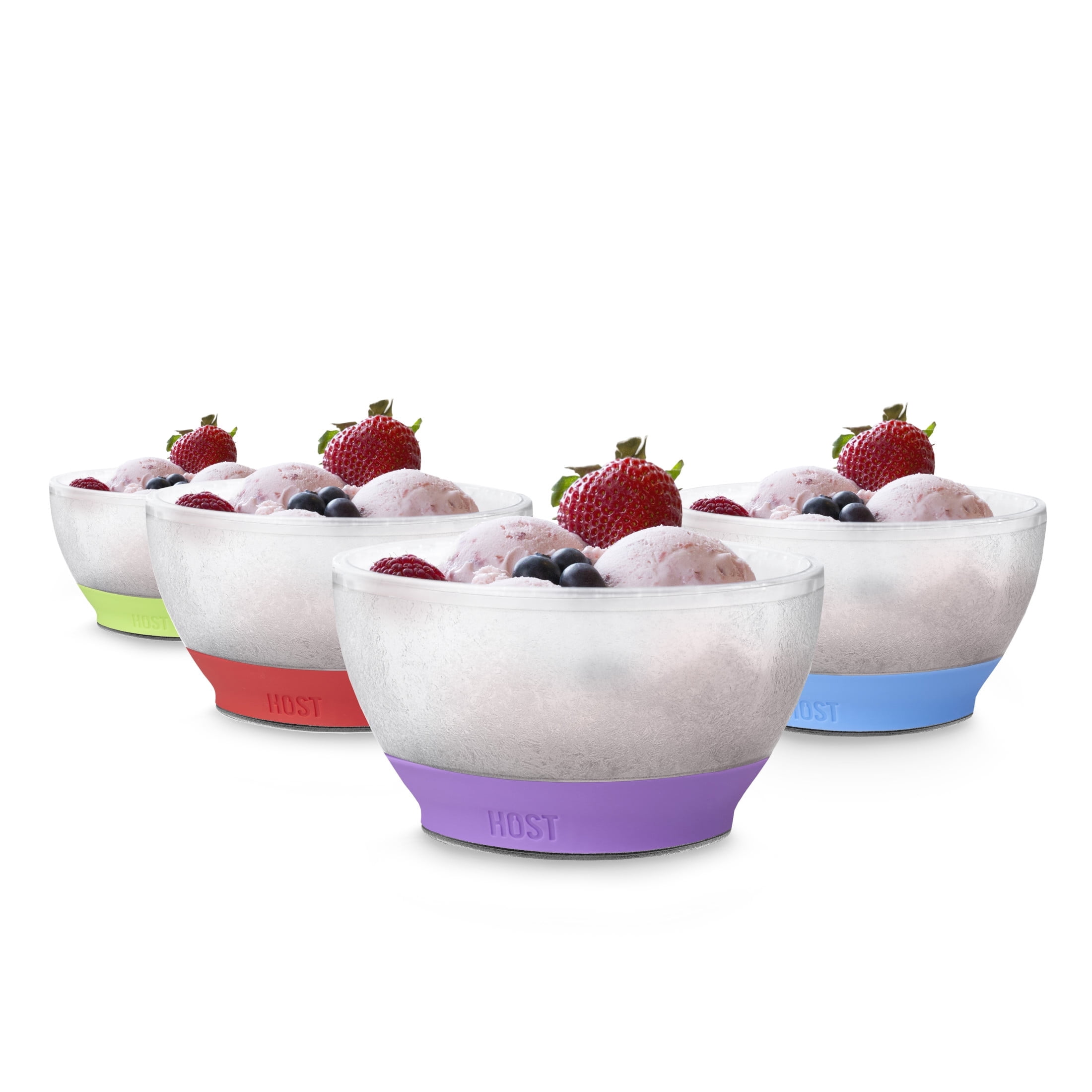 Host Ice Cream Freeze Bowl, 4 Set, Insulated Freezer Gel, BPA-Free ...