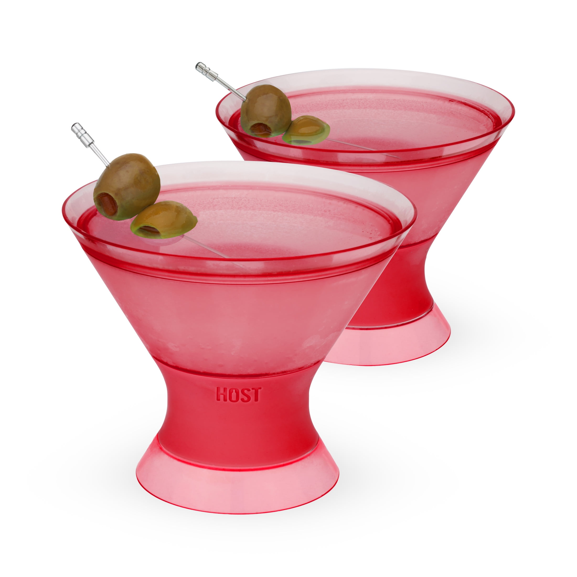 Host FREEZE Martini Cooling Cups, Cocktail Glass, 9oz, Set of 2, Punch ...