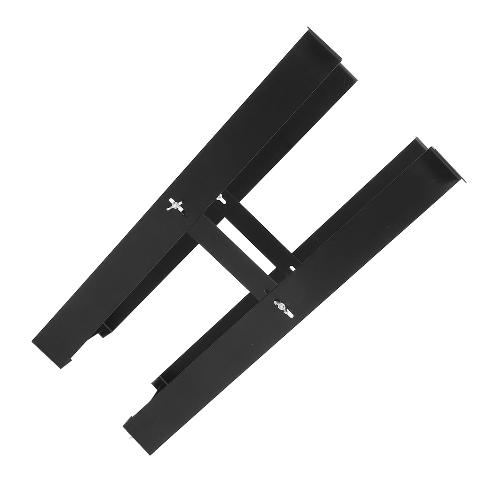 Host Hanger Triple Monitor Stand Adjustable Computers Desktop Black ...