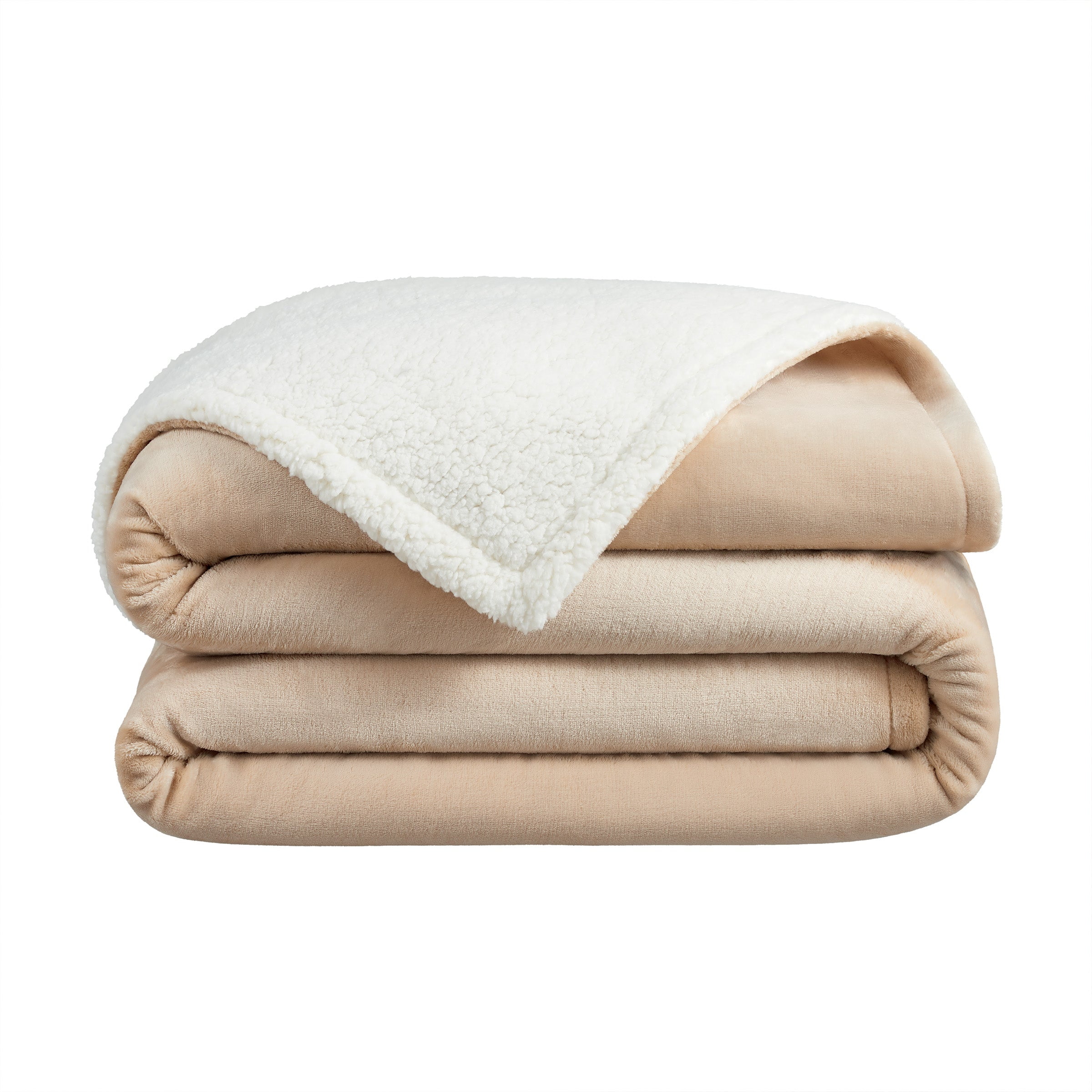 Host & Home Plush Sherpa Blanket, Versatile 2-Sided Blanket, 200GSM ...