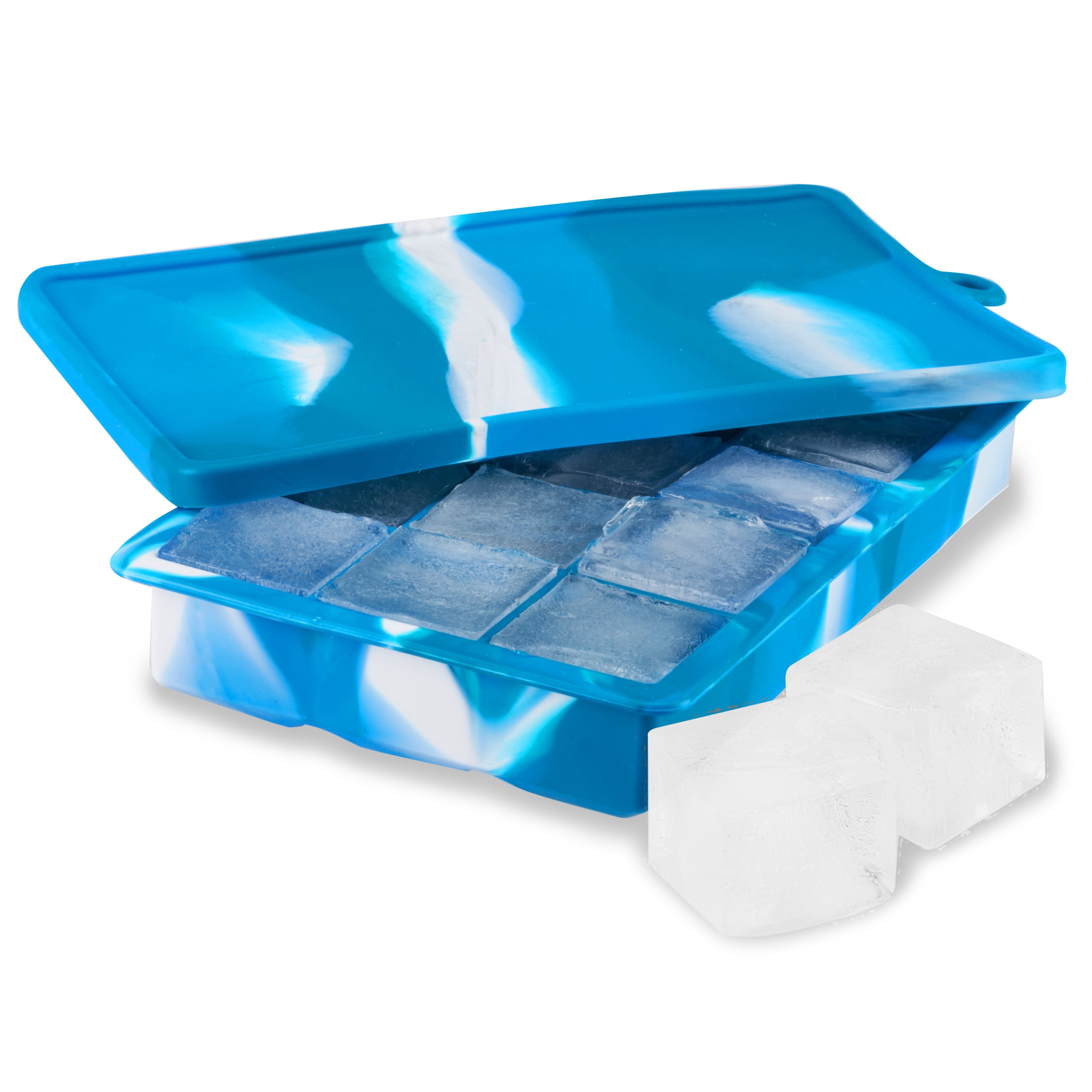 Host Ice Cube Tray, Ice Cubes for Cocktails, Water, Iced Tea, Blue ...