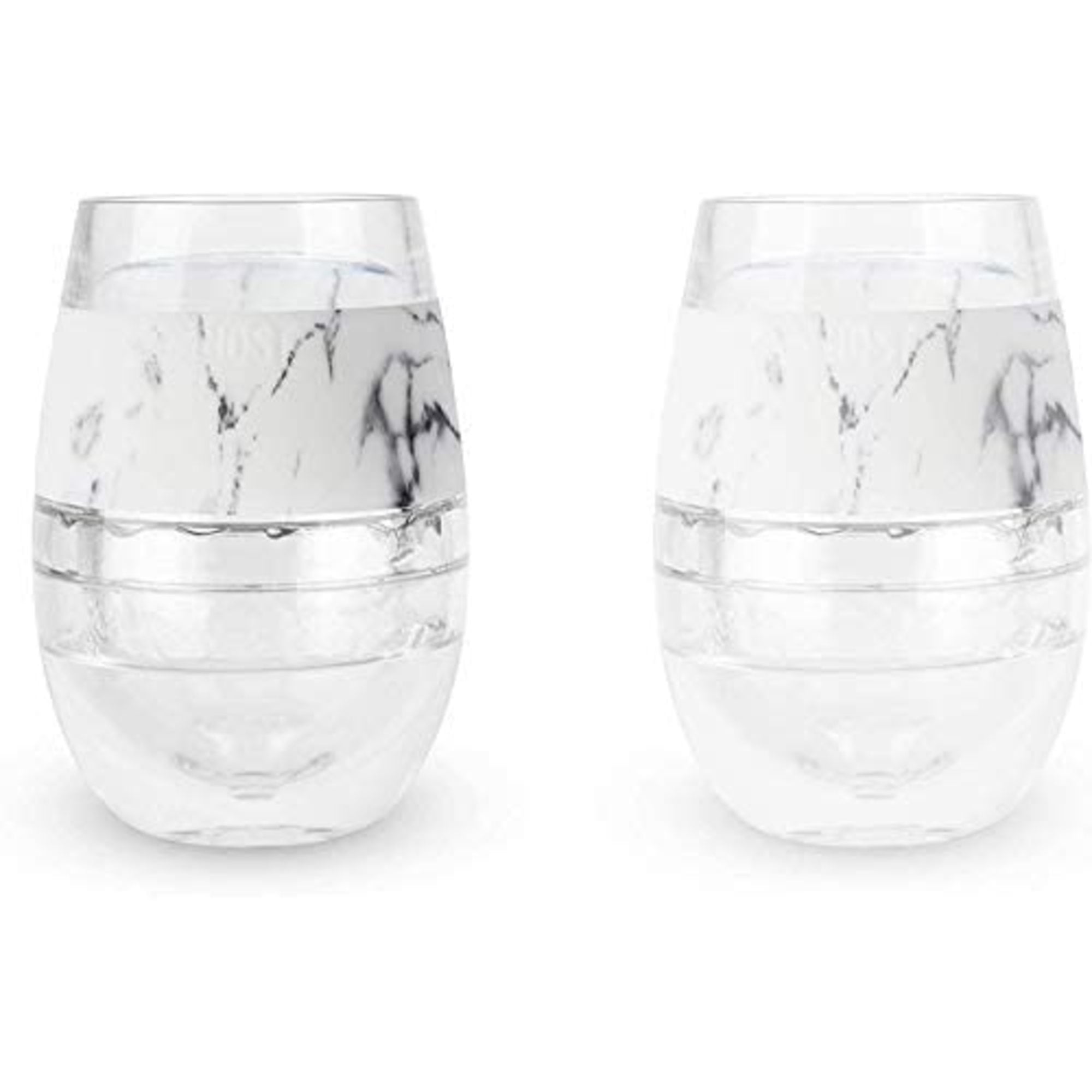 Host Wine Freeze Cooling Cups Set of 2 - Outdoor Thermal Wine Glasses ...