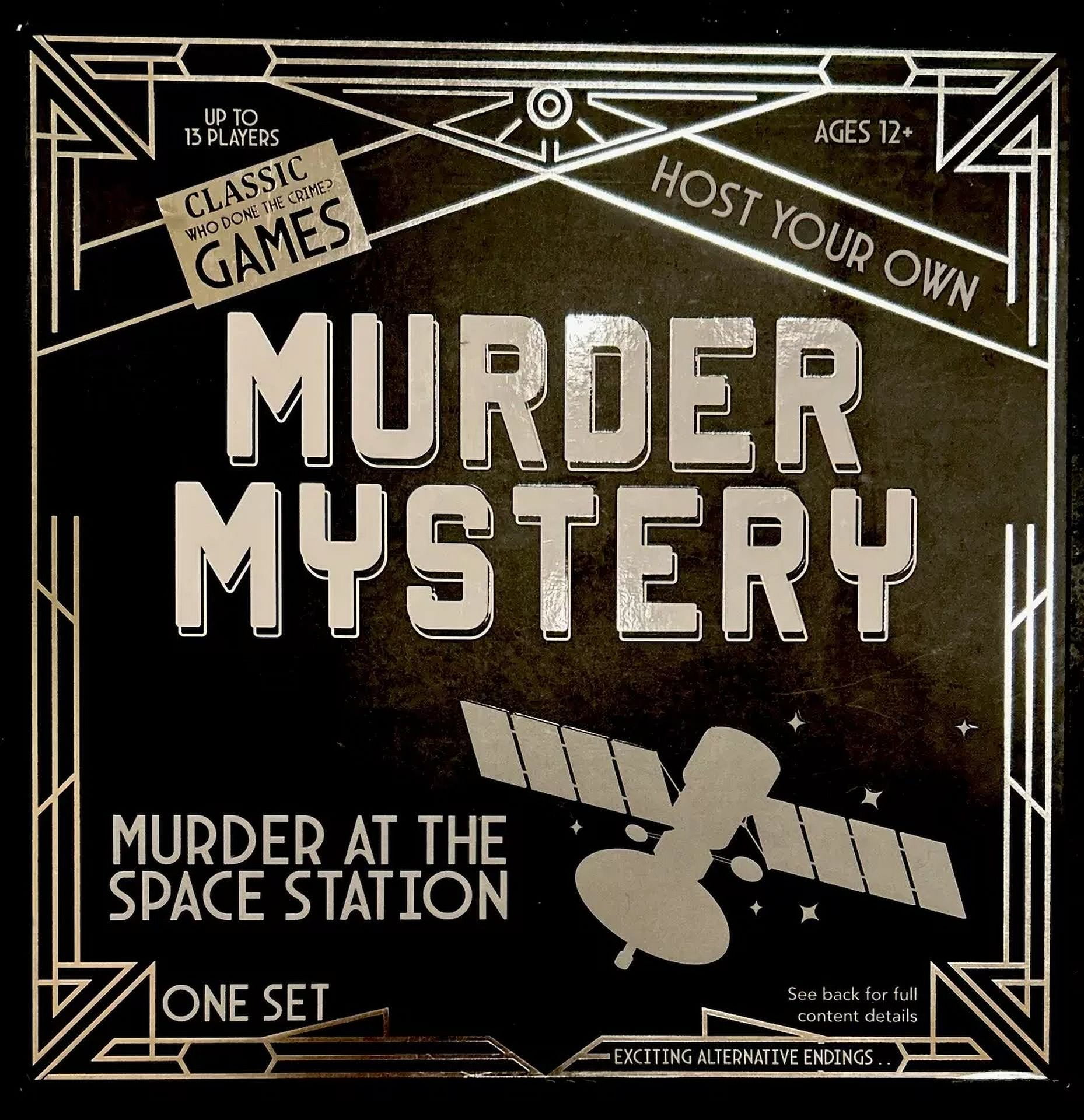 Host Your Own Murder Mystery : Murder At The Space Station - Walmart.com