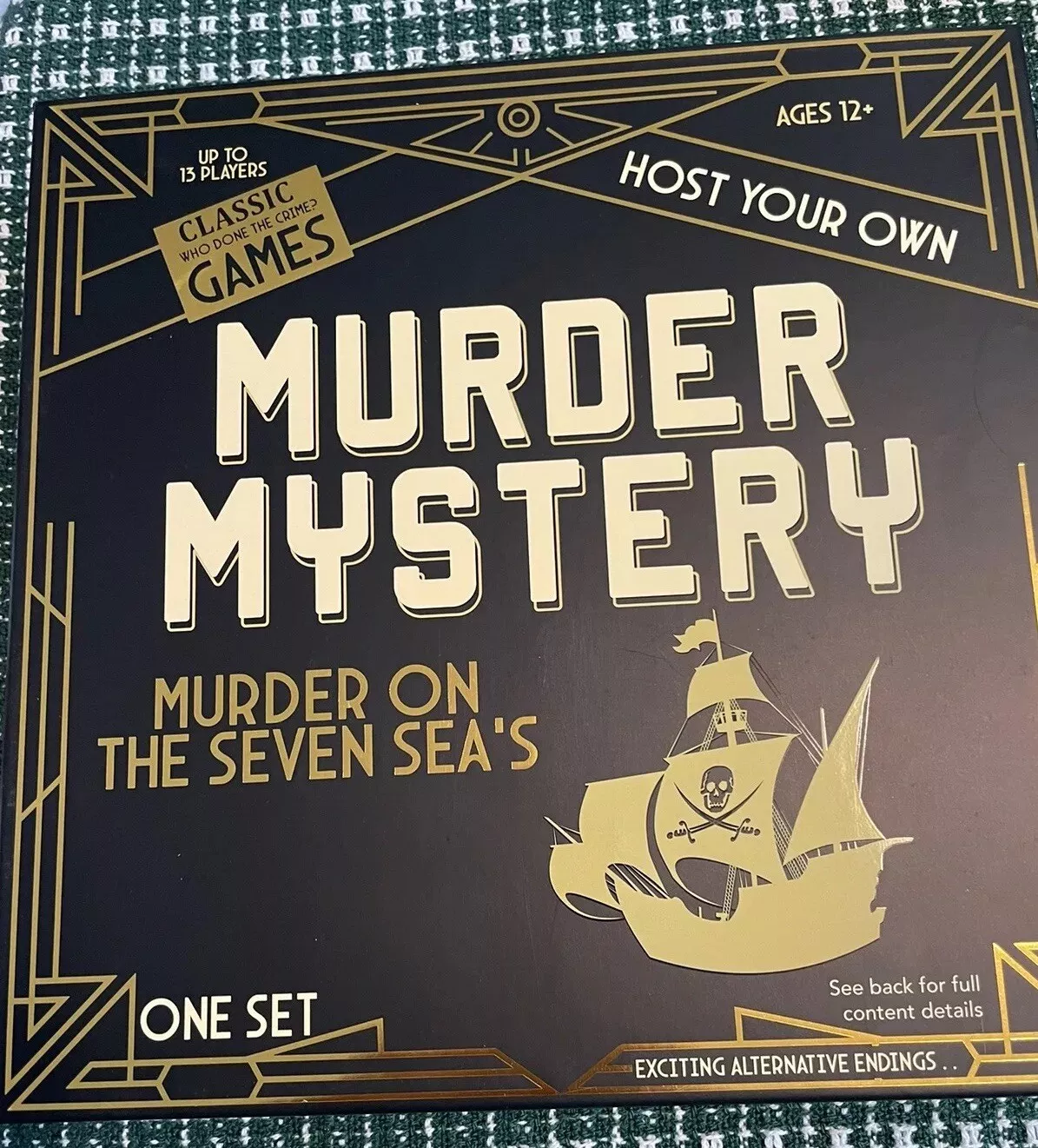 Host Your Own Murder Mystery : Murder On The Seven Sea's - Walmart.com
