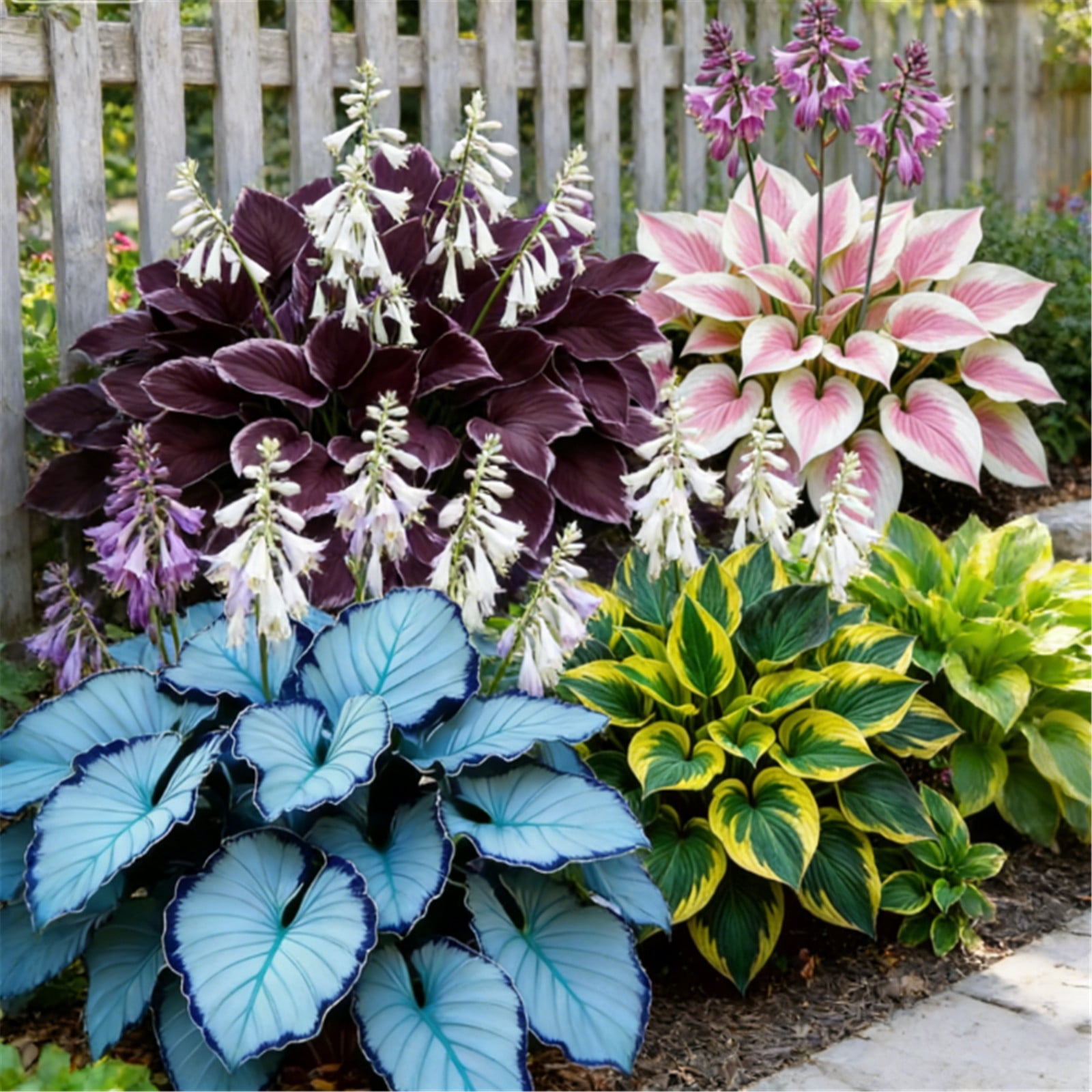 Hosta-Blooms Every Year-Premium Garden Stakes -Fast-Growing Bulbs ...