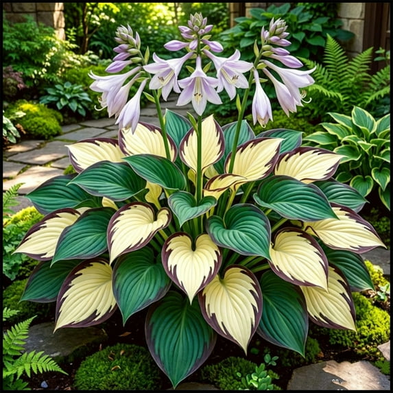 Hosta Bulbs Hosta Collection Bulbs Ornamental Hard-Simple planting ...