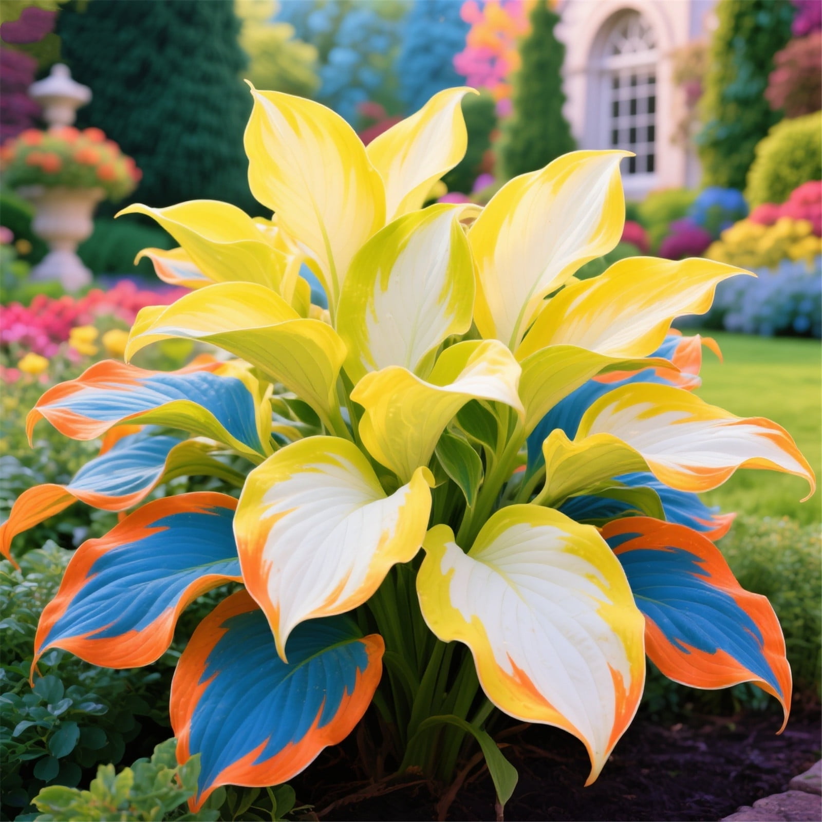 Hosta-blooms every year-Premium Garden Stakes -fast-growing bulbs ...
