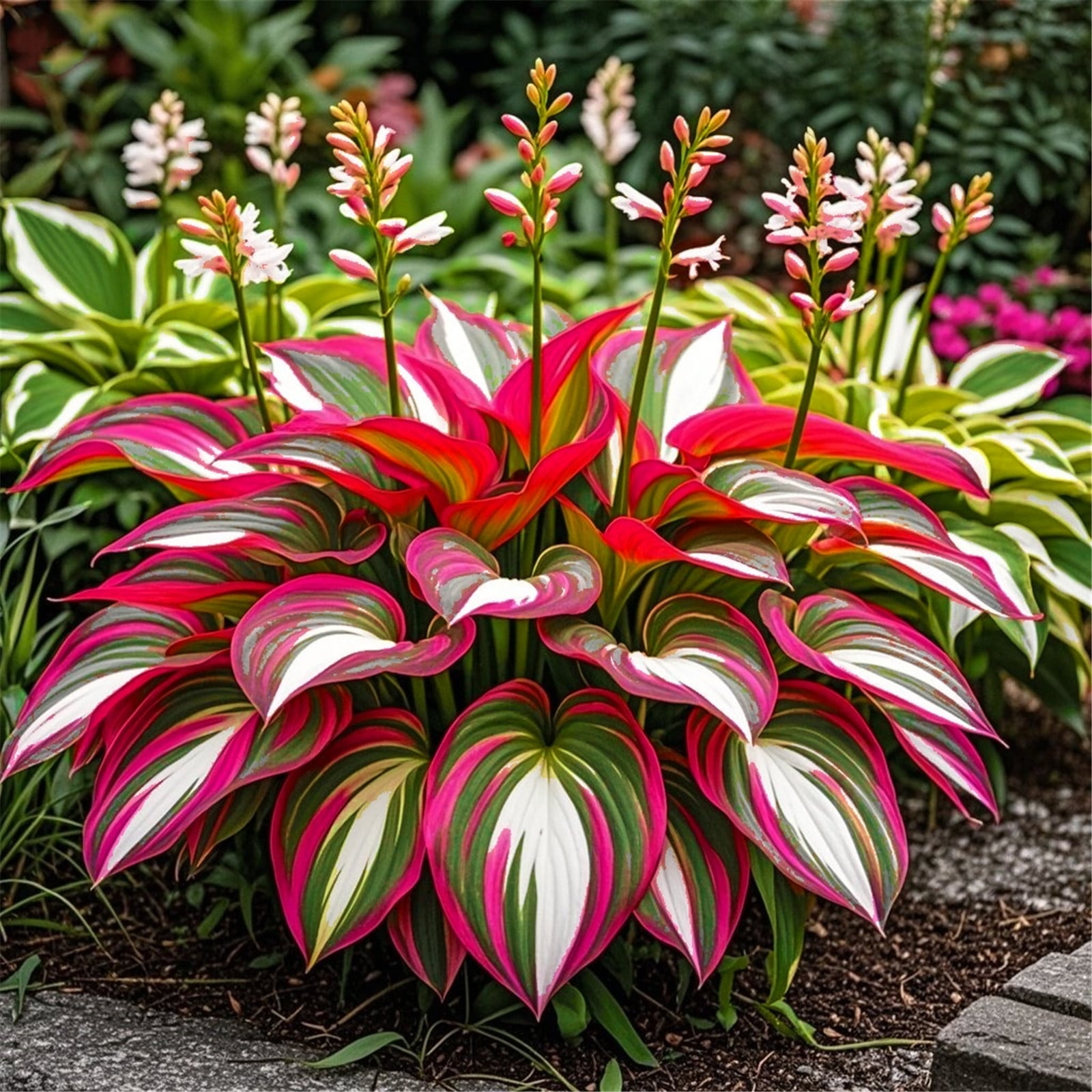 Hosta-blooms every year-Premium Garden Stakes -fast-growing bulbs ...