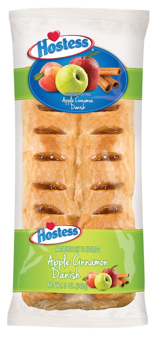 Hostess Apple Cinnamon Danish, Single Serve, 5 oz. Bag - Walmart.com