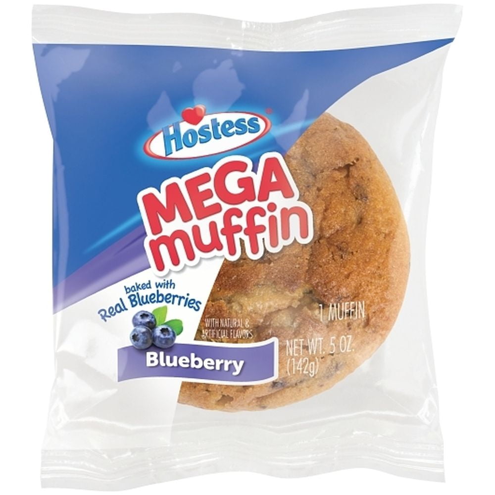 Hostess Blueberry Jumbo Muffin, 5 Ounce (Pack Of 3) - Walmart.com