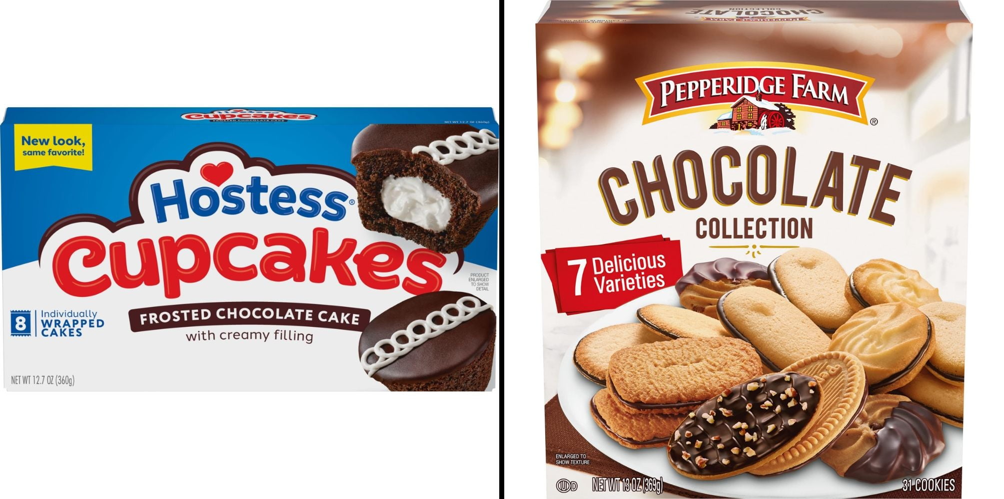 Hostess Brands Hostess Cup Cake 12.7 Oz & Pepperidge Farm Chocolate ...