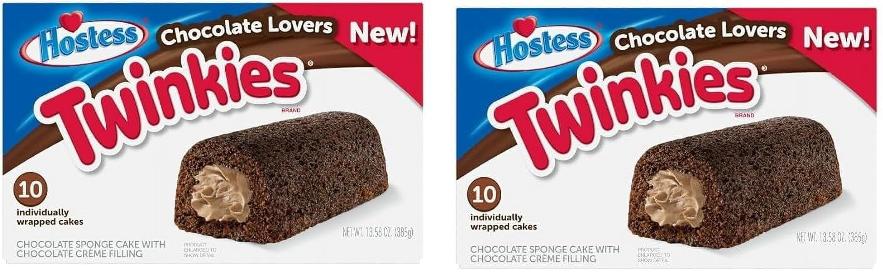 Hostess - Chocolate Lovers Twinkies - 13.58 Oz - 10 Individually ...
