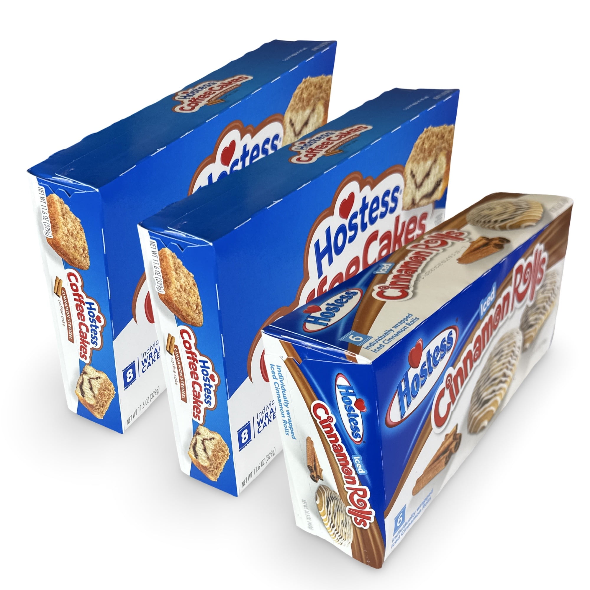 Hostess Cinnamon Lovers Snack Cakes Variety Pack | Coffee Cakes and ...