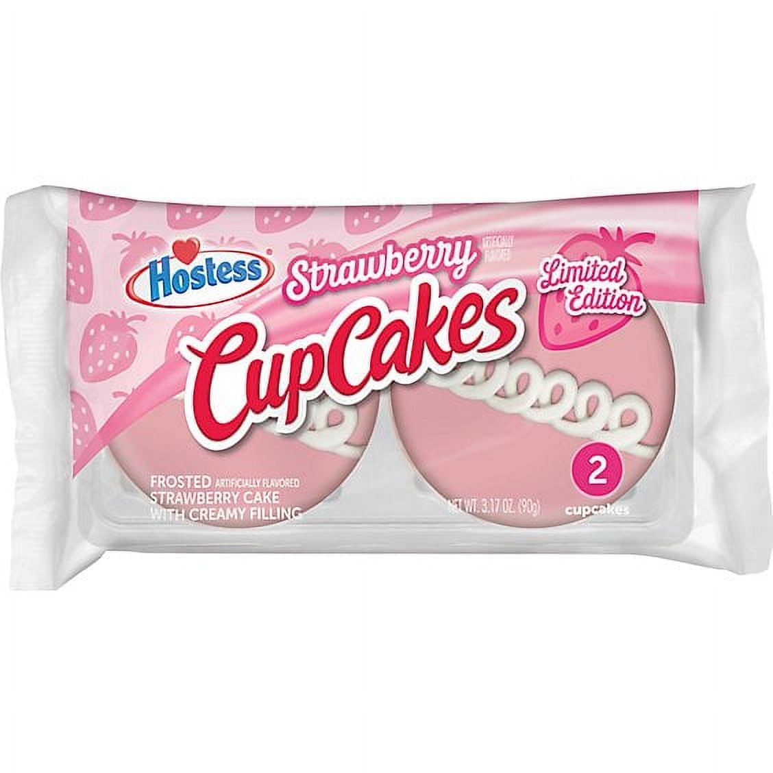 Hostess Cupcake Strawberry 2-Pack, 6 Boxes Per Order - Delicious, Moist ...