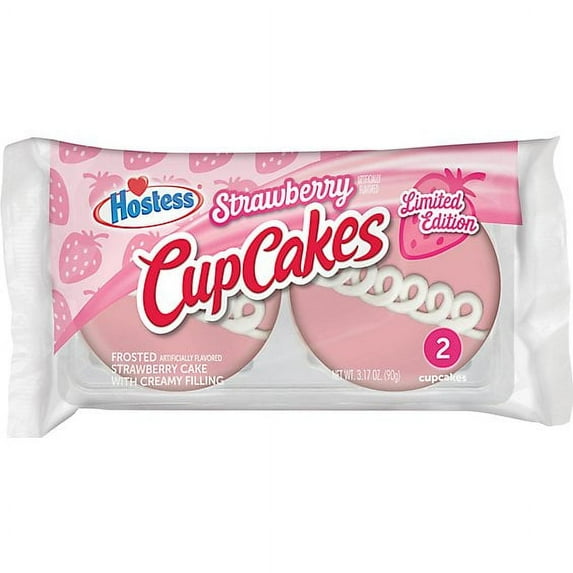 Hostess Cupcake Strawberry 2-Pack, 6 Boxes Per Order - Delicious, Moist ...