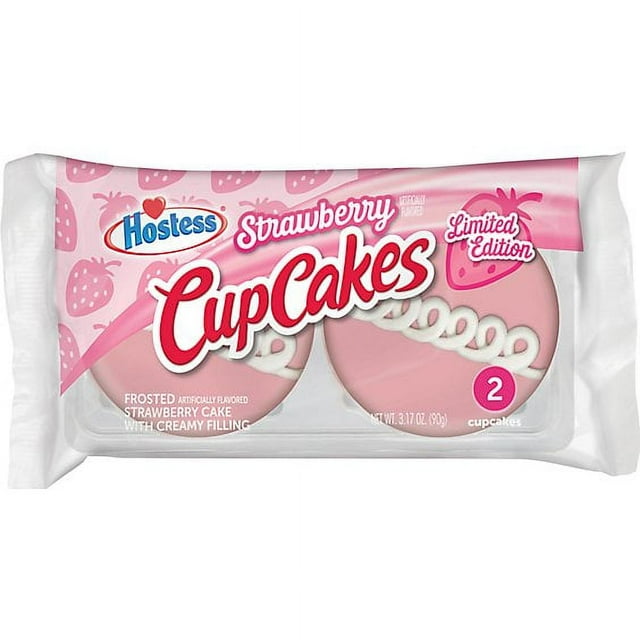 Hostess Cupcake Strawberry 2-Pack, 6 Boxes Per Order - Delicious, Moist ...