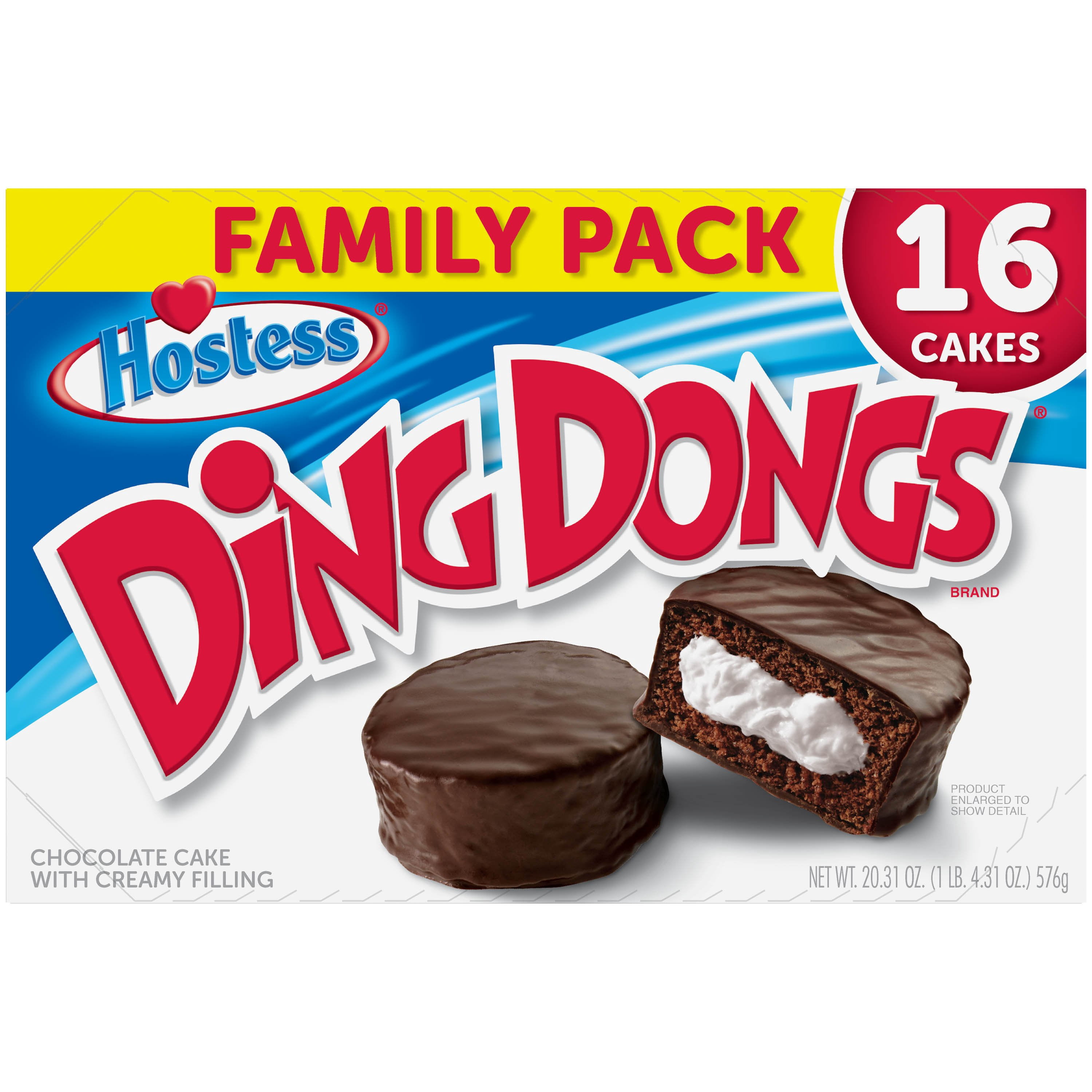 Hostess Ding Dongs - Family Pack, 16 ct (Package May Vary) - Walmart ...