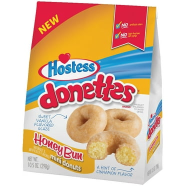 Hostess Donettes Fritter Rings Apple Cinnamon Flavored Donuts with ...