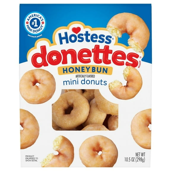Hostess Donettes, Maple Glazed Mini Donuts, Artificially Flavored, 9.5 ...