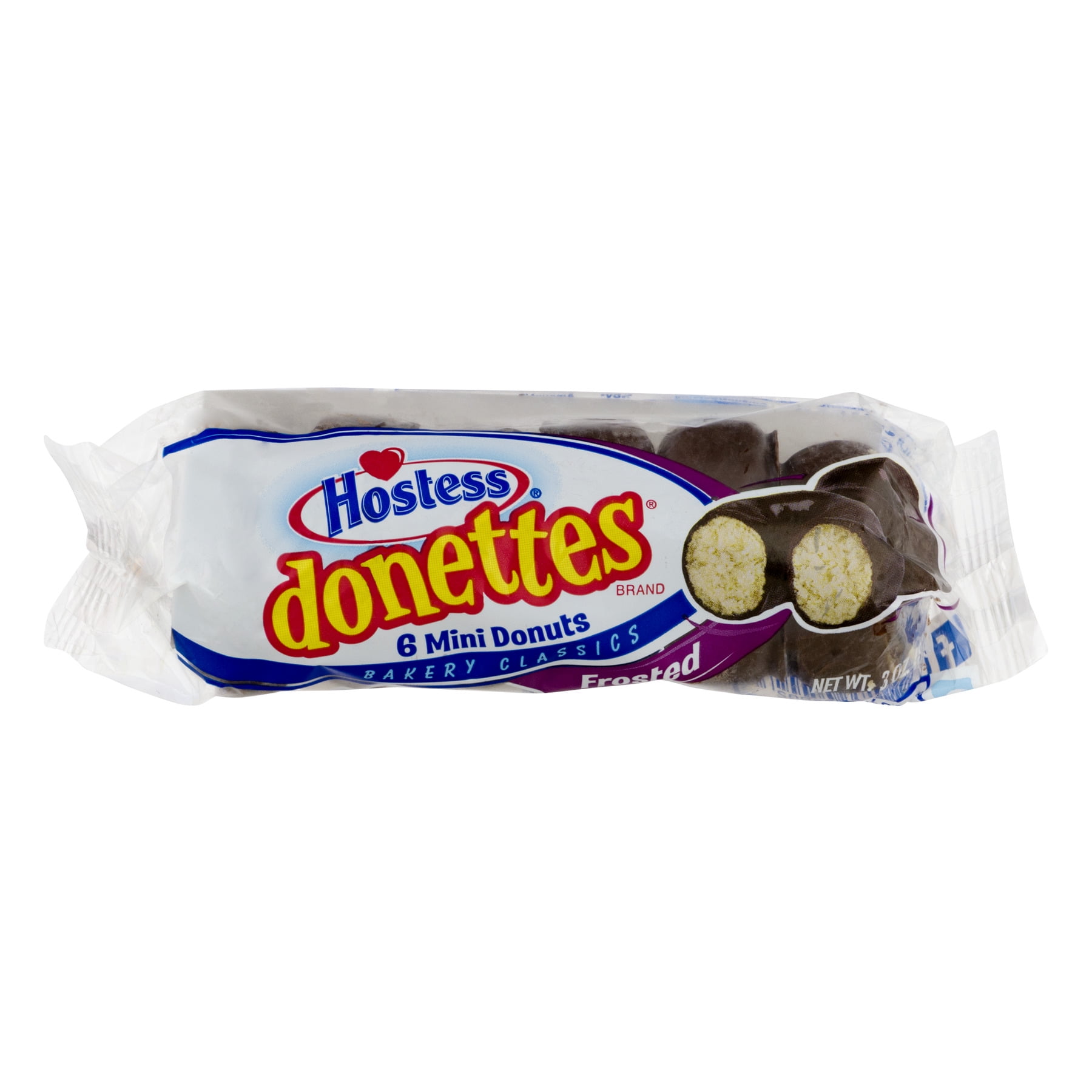 Hostess Donettes Mini Donuts, Frosted, 3 Ounce, 10 Count - Walmart.com