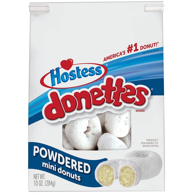 Hostess Donettes Powdered Bagged, 10 Ounce Packaging May Vary - Walmart.com