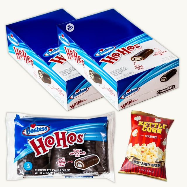 Hostess HOHOS Chocolate Cakes Single Serve (12ct, triple packs - 36 ...